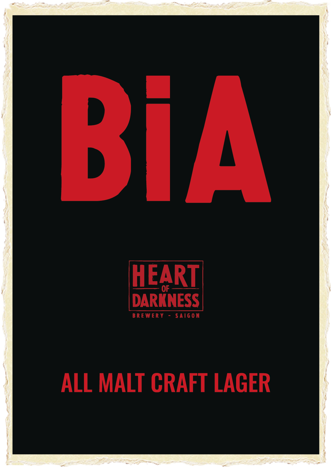 BiA - All Malt Craft Lager – Heart of Darkness Brewery